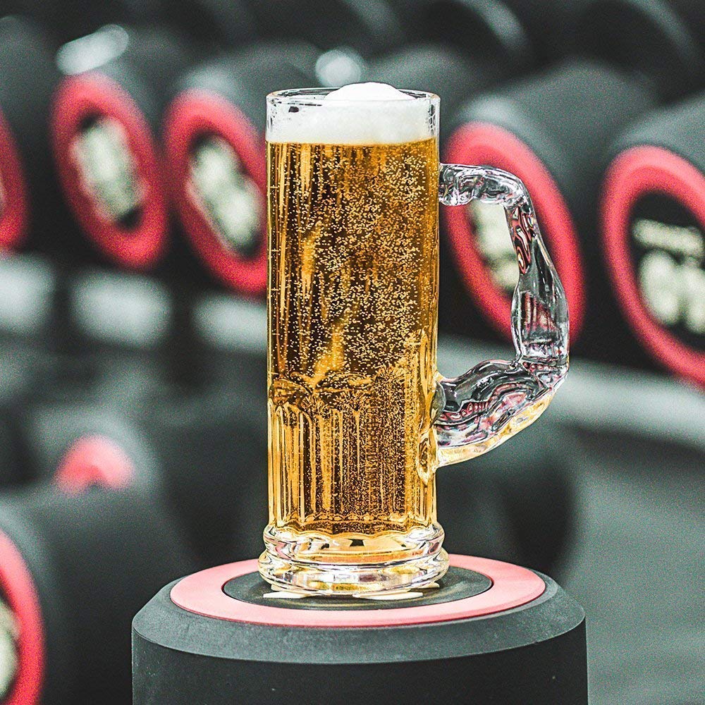 Tallest Muscle Man Beer Mug / Beer Glass 600 ml - Mehfil Store